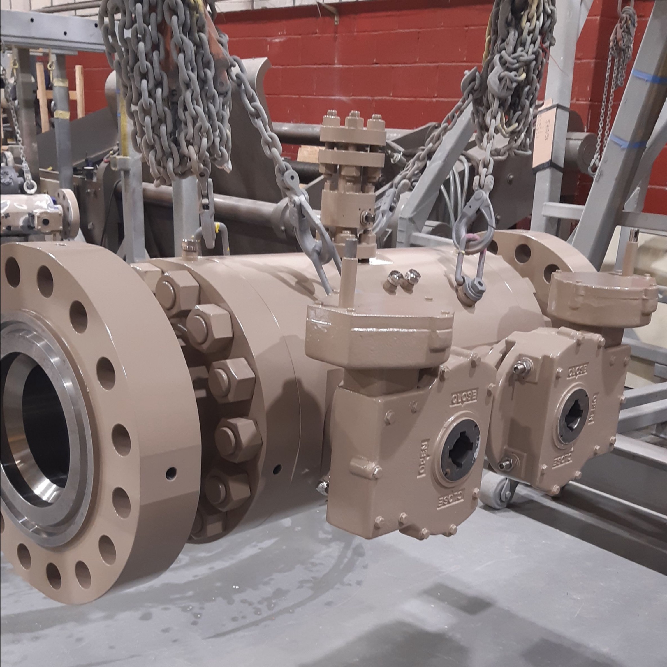 Oliver Twinsafe’s 12” Pipeline Valves Painted Ready for Qatar Project ...